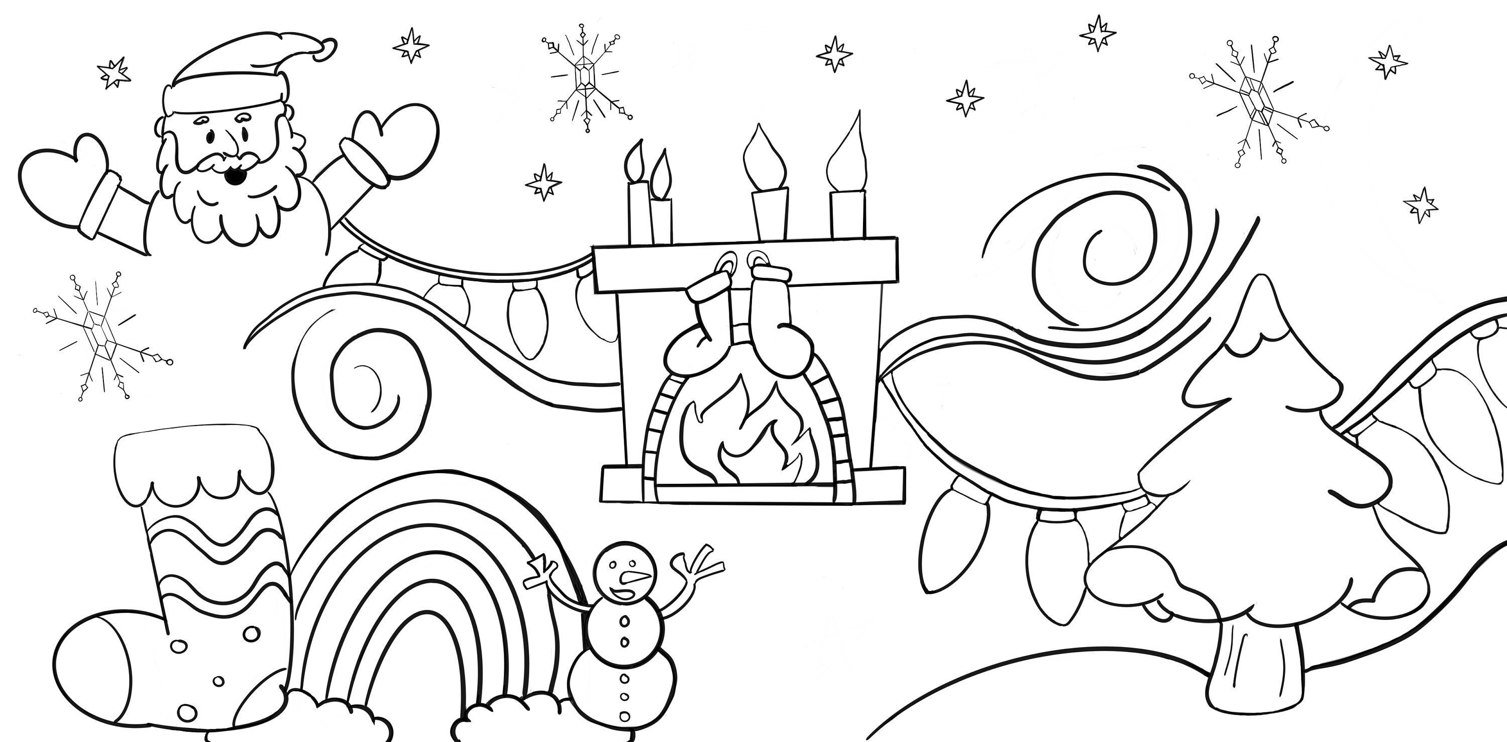 Holiday Fun Time Coloring Page! - Etsy
