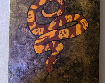 Ball Python Skull Etsy