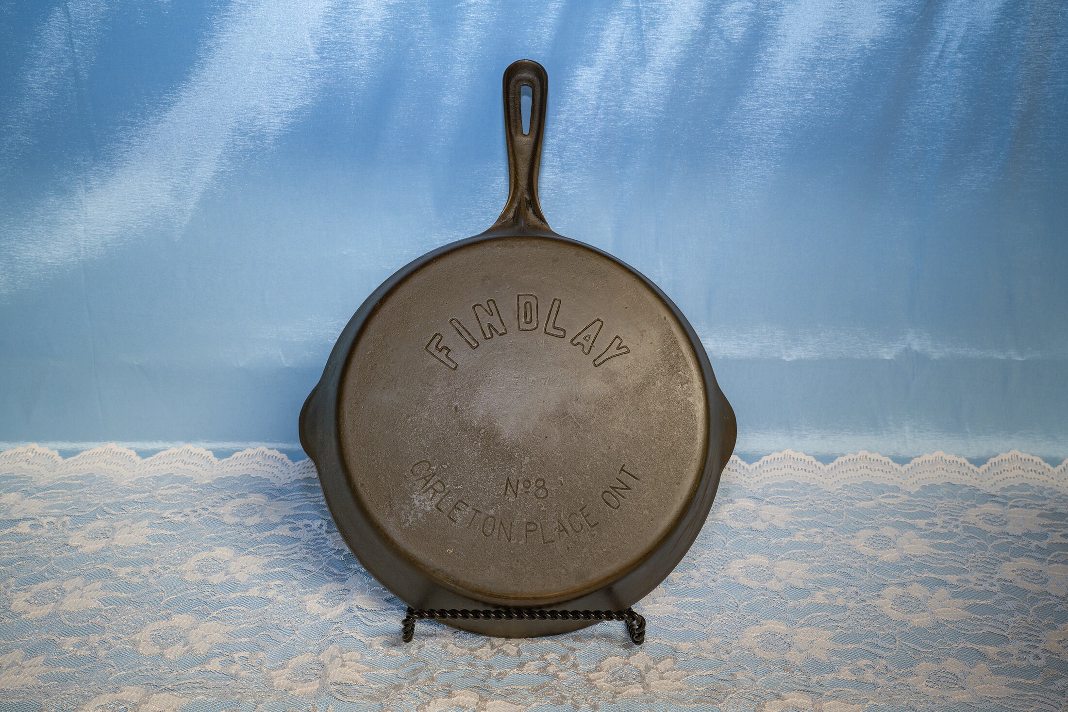 No. 8 Findlay Cast Iron Skillet Carleton Place Ontario Canada, Lisser ...