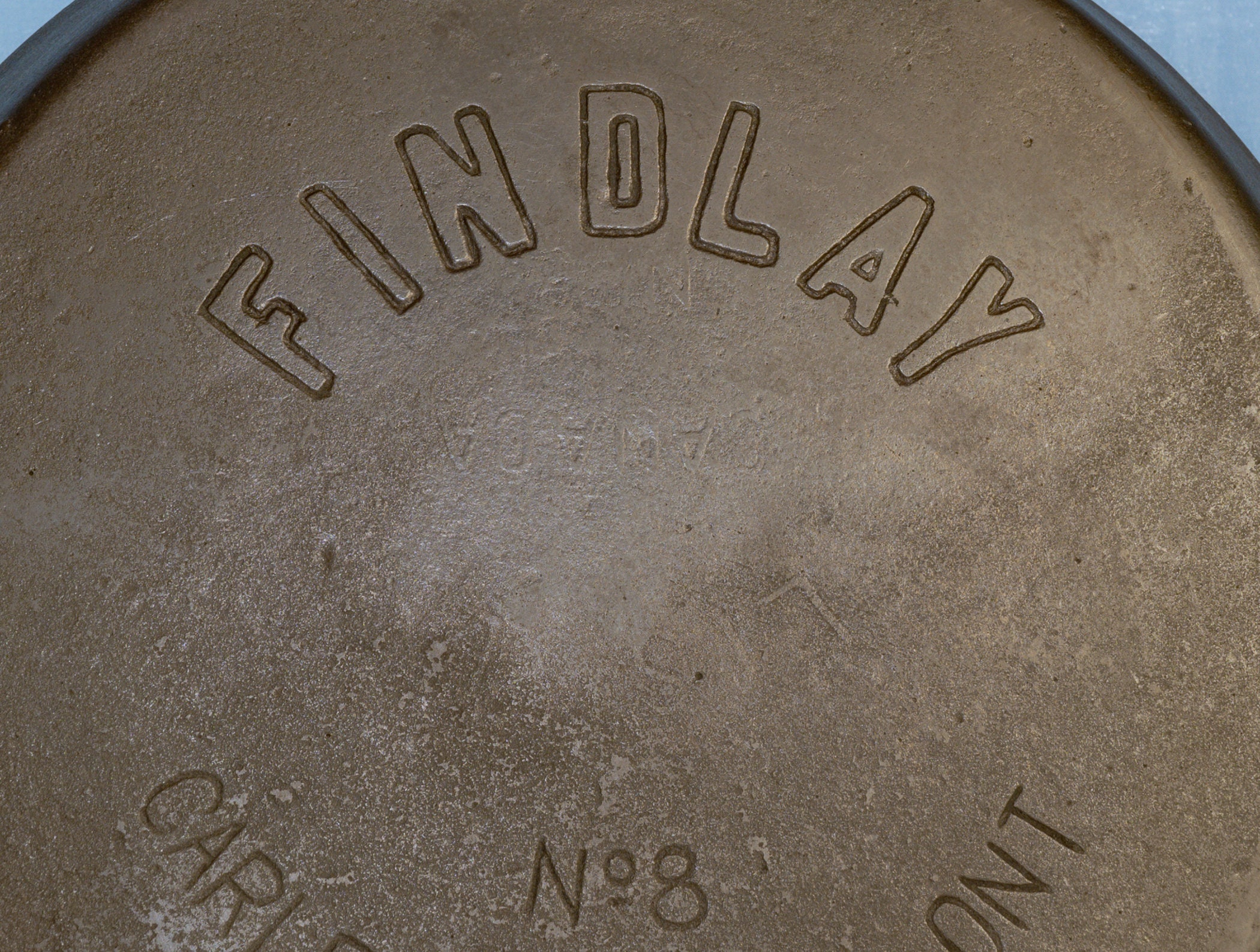 No. 8 Findlay Cast Iron Skillet Carleton Place Ontario Canada, Lisser ...