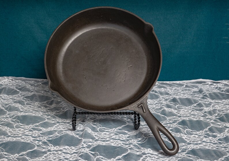 No. 7 Southern Mystery Skillet 1800's Gate Marked Cast Iron Skillet - Etsy