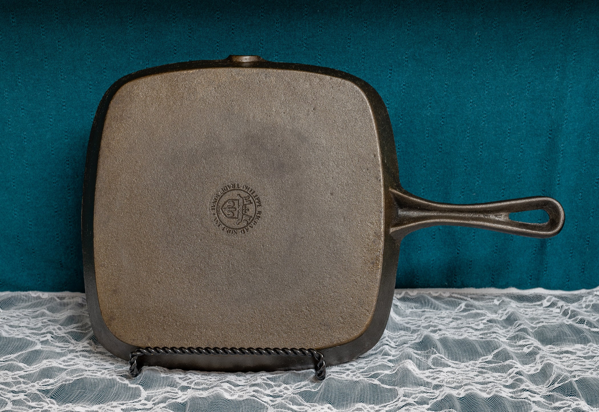 Philippe Richard Cast Iron Square Griddle Pan - Etsy