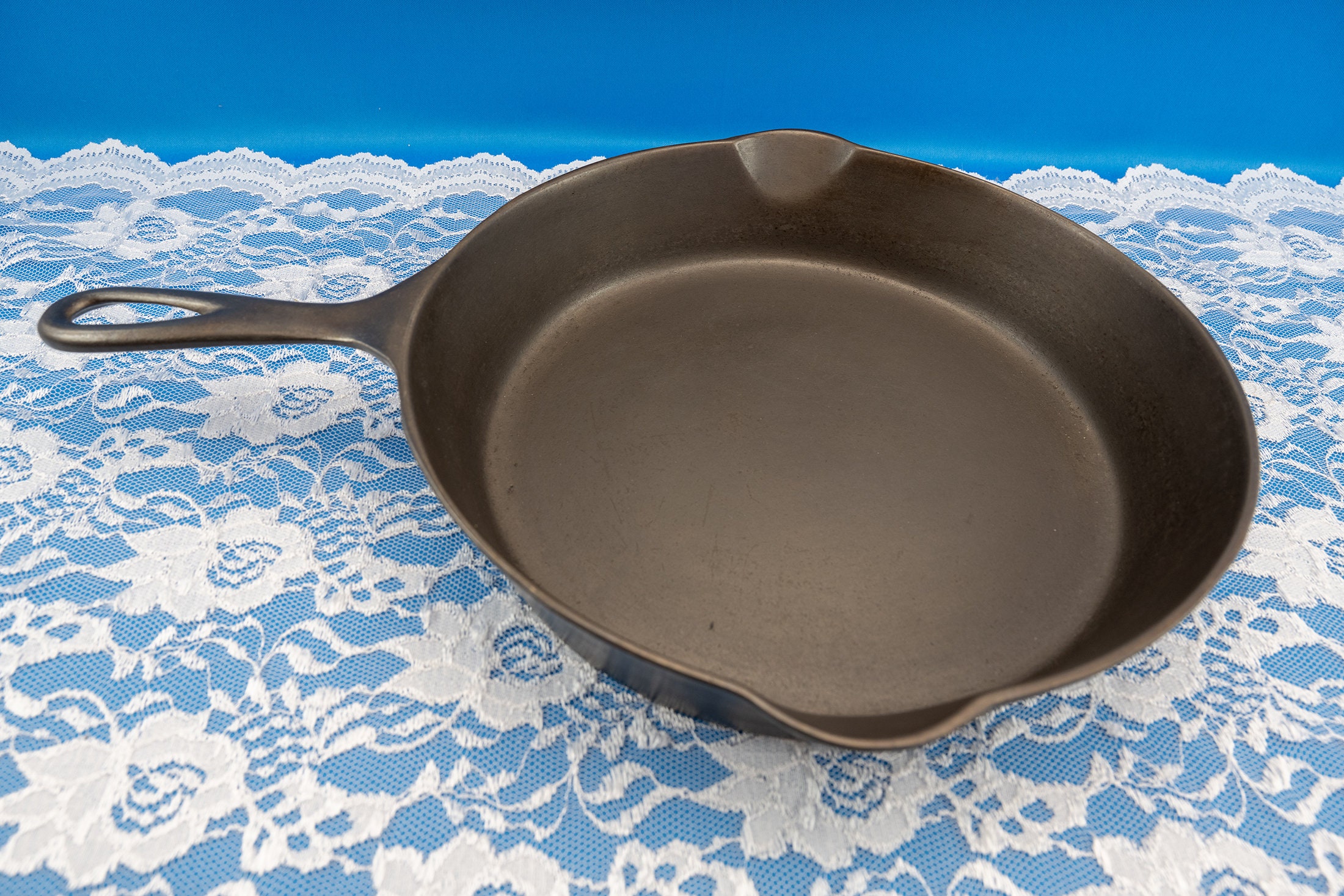 No. 8 Wapak Straight Block Logo, Early Logo Cast Iron Skillet 704 E - Etsy