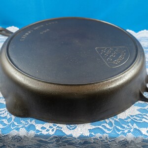 No. 14 Wagner Pie Logo Cast Iron Skillet, P/N 1064, Wagner Ware Sidney ...