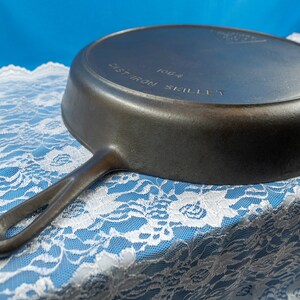 No. 14 Wagner Pie Logo Cast Iron Skillet, P/N 1064, Wagner Ware Sidney ...