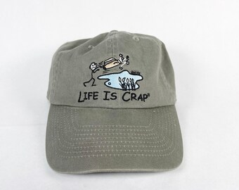 Life is Crap Hat - Etsy