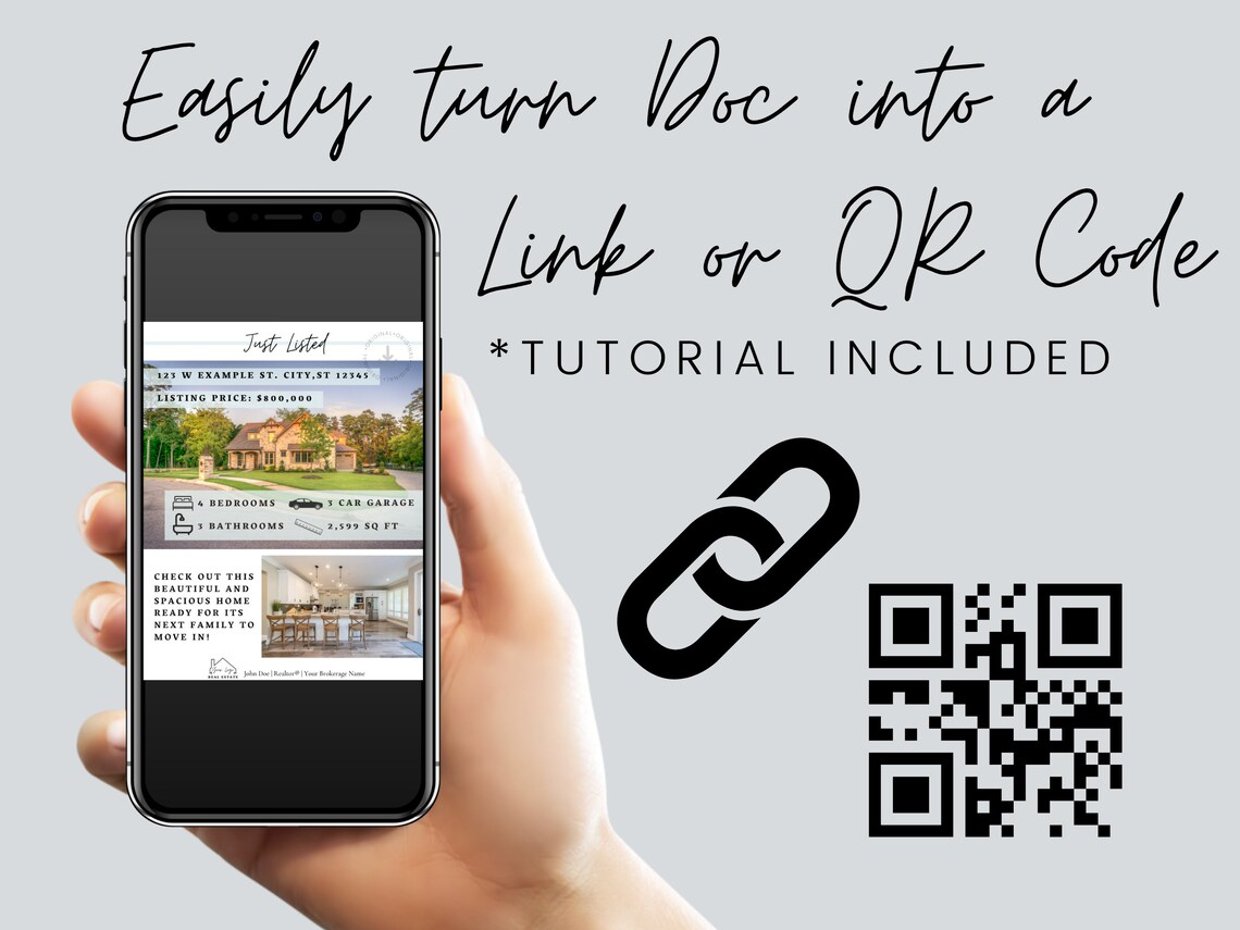 Just Listed Template (real Estate) - Editable - Etsy