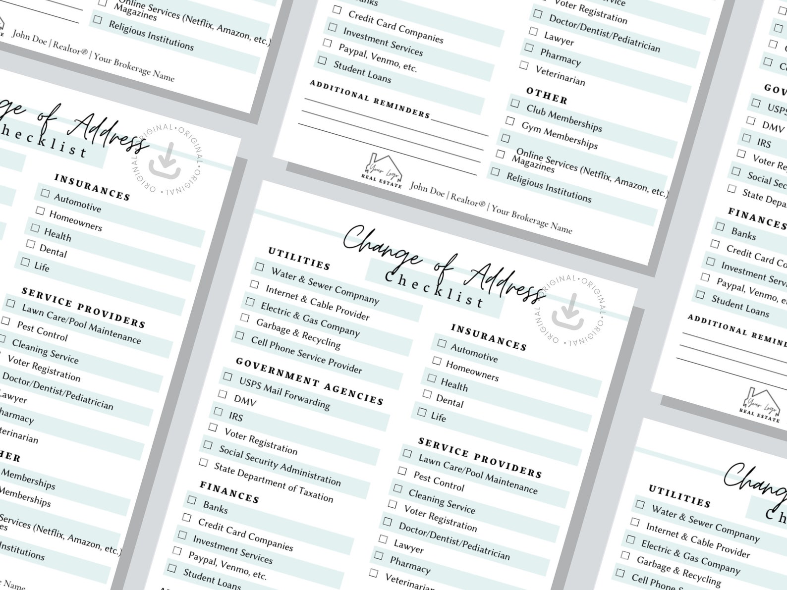Change Of Address Checklist Template Real Estate Instant Download Etsy change-of-address-checklist-template-real-estate-instant-download-etsy