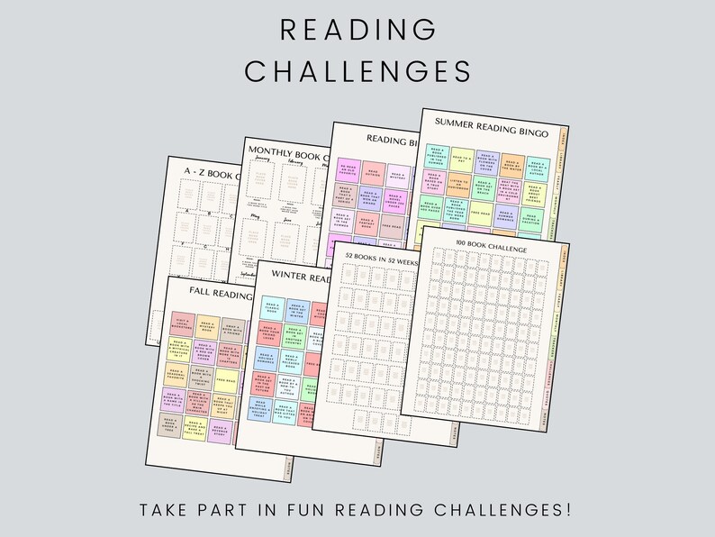 Digital Reading Journal | Hyperlinked |reusable Reading Planner for ...