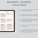 Digital Reading Journal | Hyperlinked |reusable Reading Planner for ...