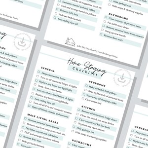 Home Staging Checklist Template (real Estate) - Editable - Etsy