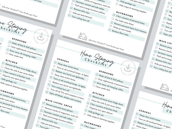 Home Staging Worksheet