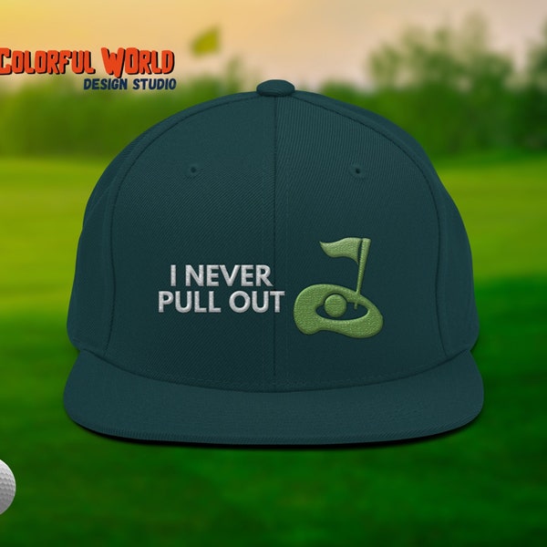 I Never Pull Out Golf Hat - Etsy