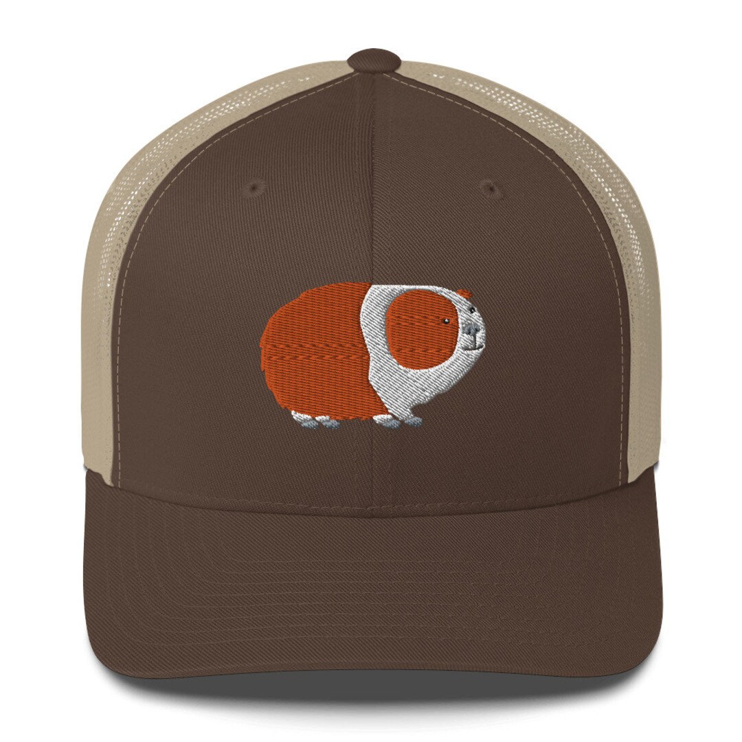 Guinea Pig Trucker Hat | Funcute House Pet Embriodered Mesh Back Cap ...