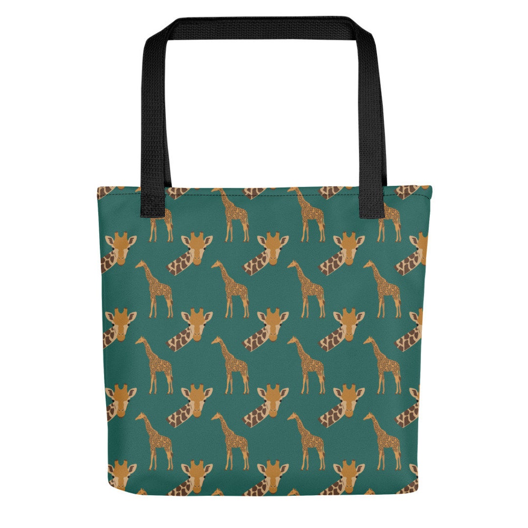 Giraffe Tote Bag | Trendy Tote for Women | Grocery Store Bag - Etsy