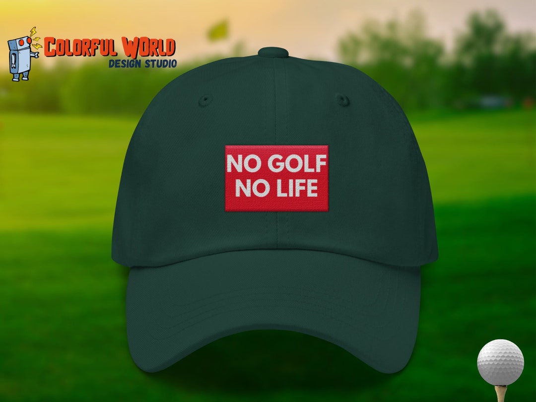 No Golf No Life Cap | Lustiger Golf Bestickter Papa Hut | Geschenk für ...
