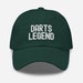 Darts Legend | Funny Sports Cap | Unisex Embroidered Hat - Etsy