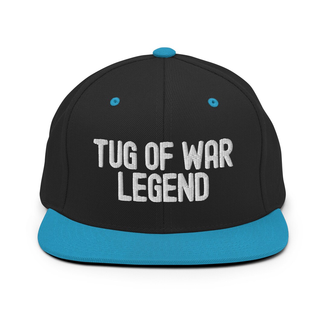 Tug of War Legend Snapback Hat | Funny Tug-of-war Embroidered Classic ...