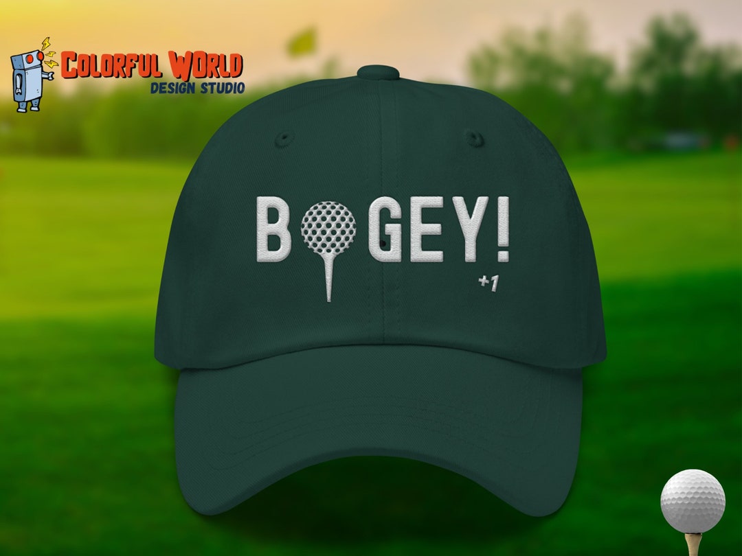 Bogey Hat Cap | Funny Golf Embroidered Dad Hat | Gift for Golfers - Etsy