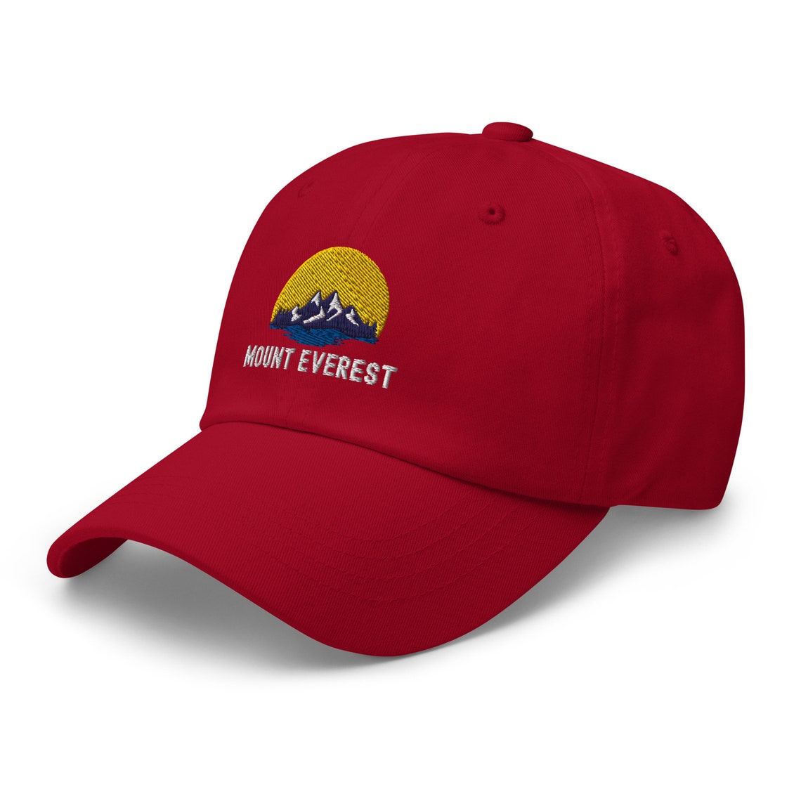 Mount Everest Hat | Fun Hiking Outdoors Cap | Unisex Embroidered Hat - Etsy
