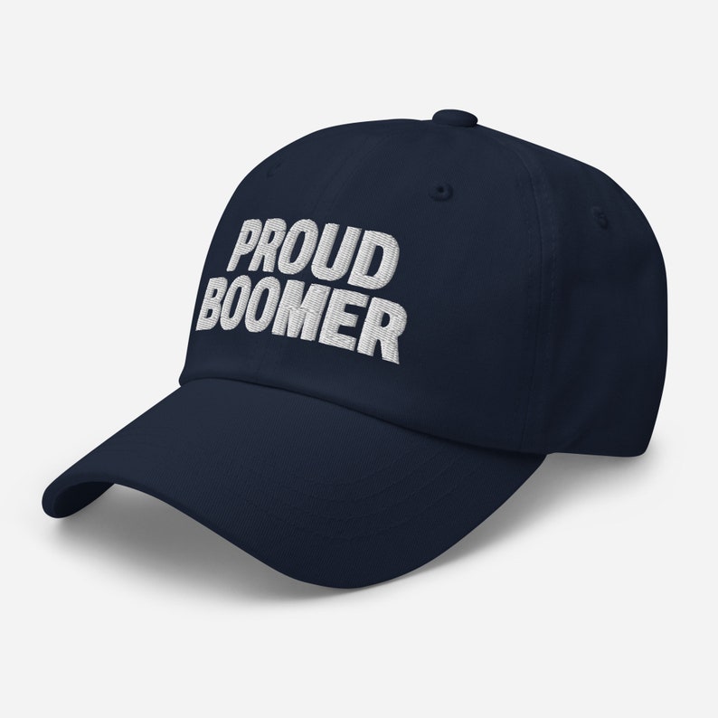 Proud Boomer Fun Baby Boomer Dad Cap Unisex Embroidered - Etsy