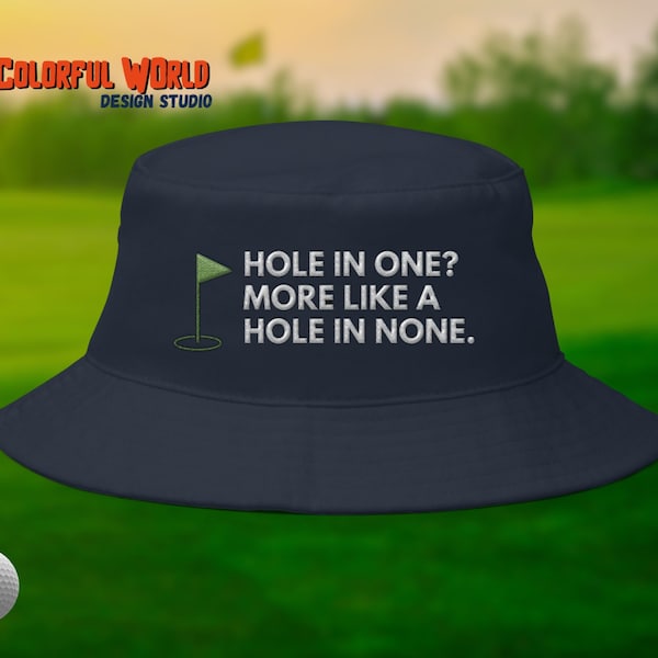 Funny Golf Bucket Hat - Etsy