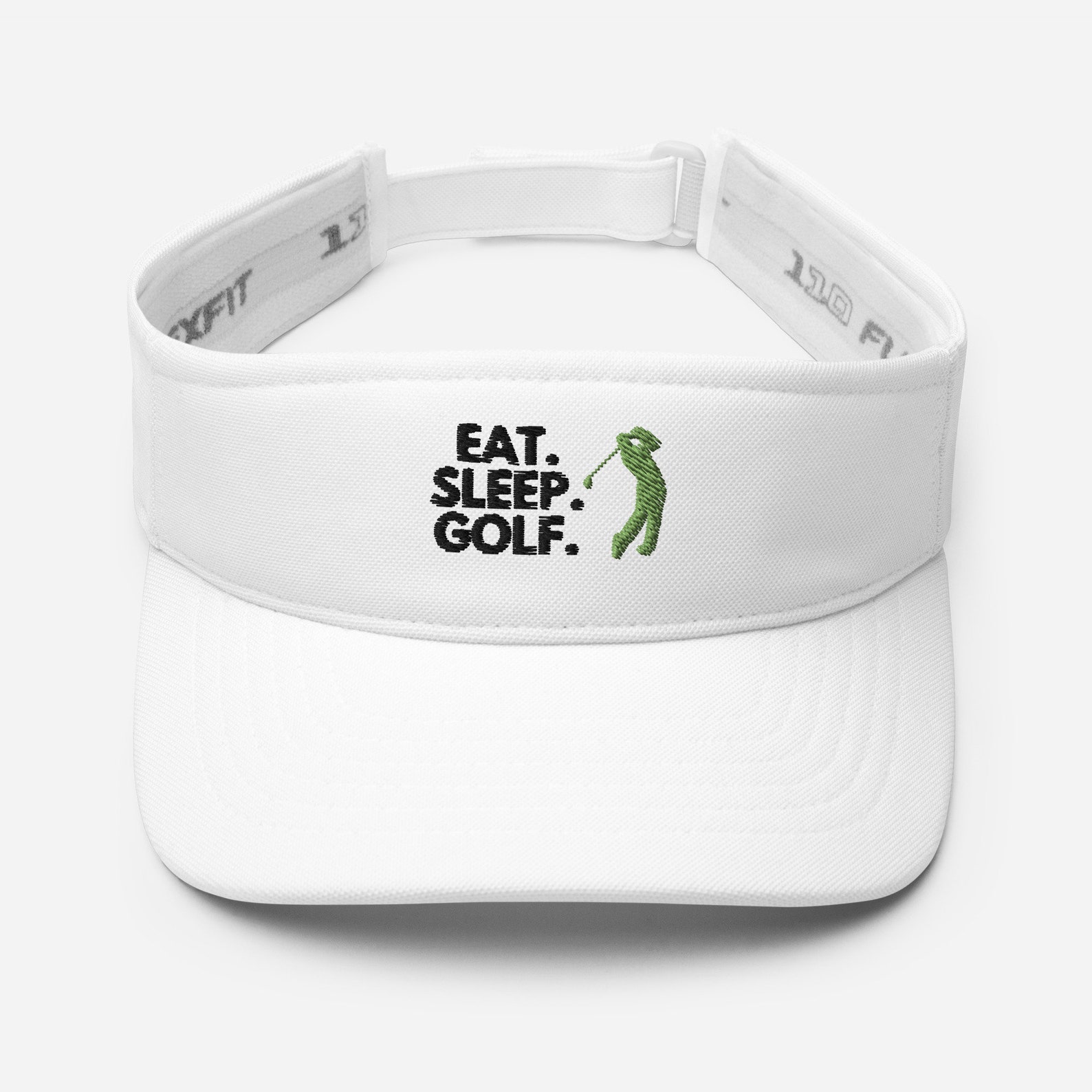 Eat Sleep Golf Hat Visor Funny Golf Embroidered Sun Visor Hat Gift for ...