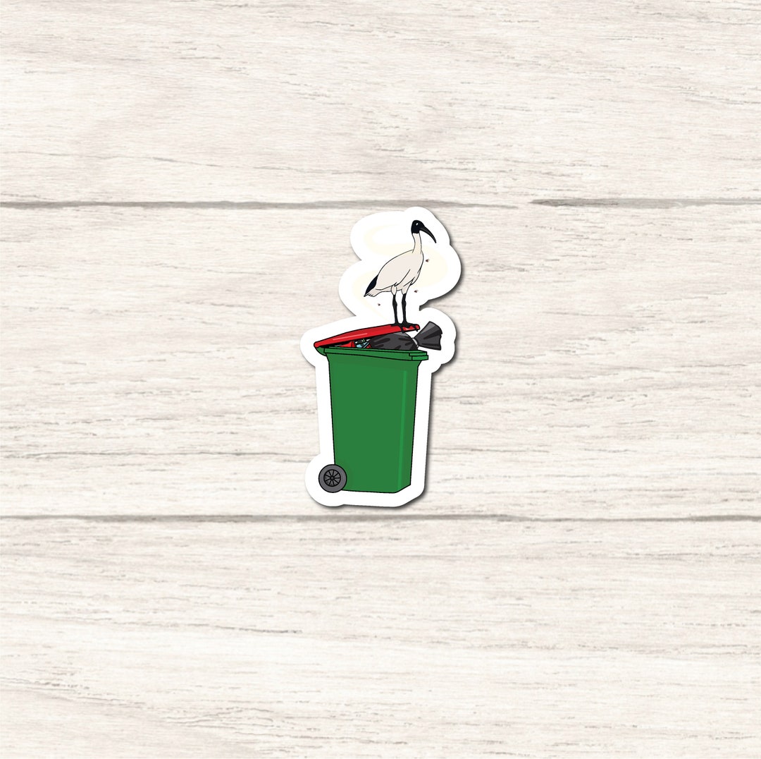 Ibis Vinyl Sticker, Bin Chicken Sticker, Die Cut Sticker, Journal ...