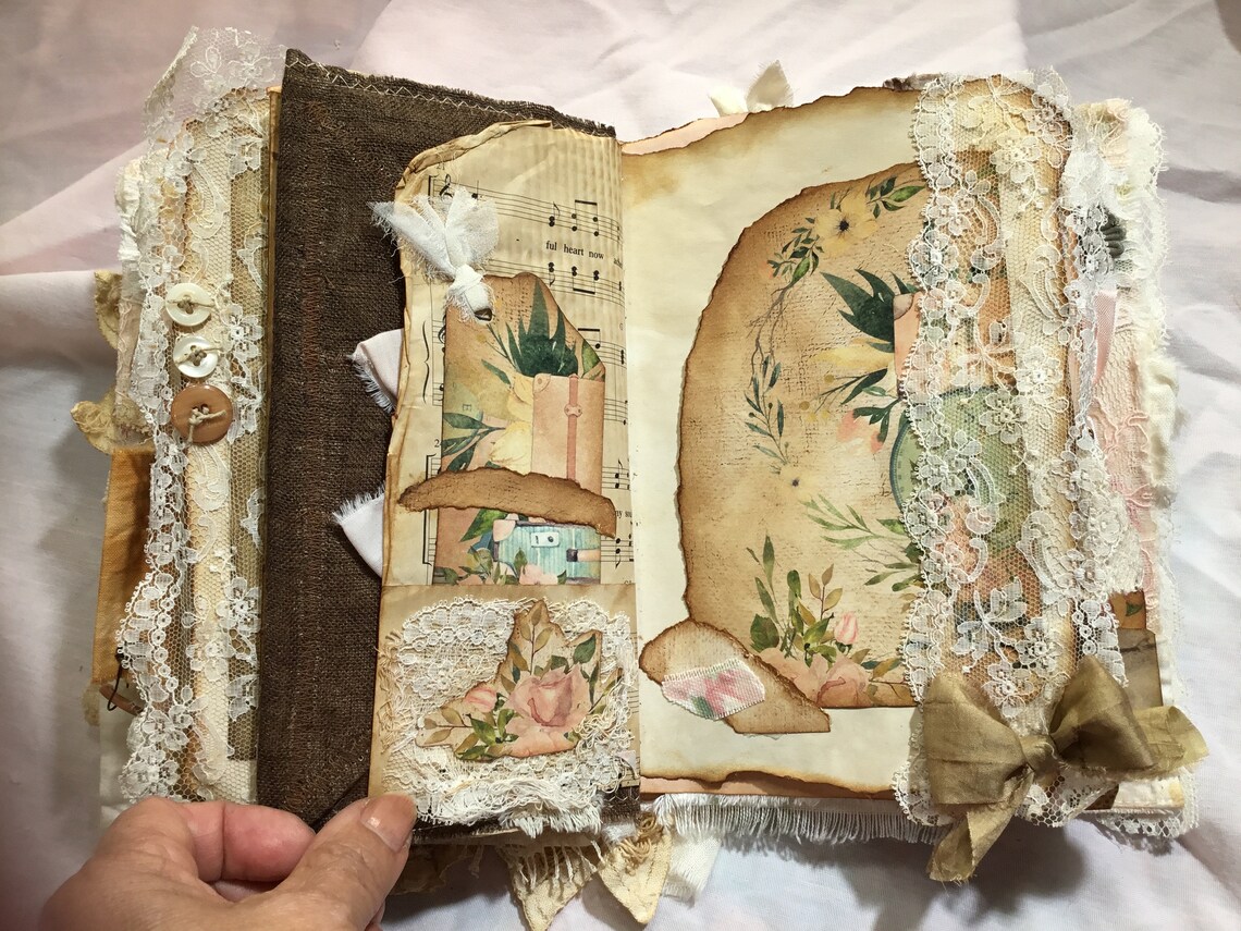 Lovely, Adorable Shabby Chic Journal. - Etsy