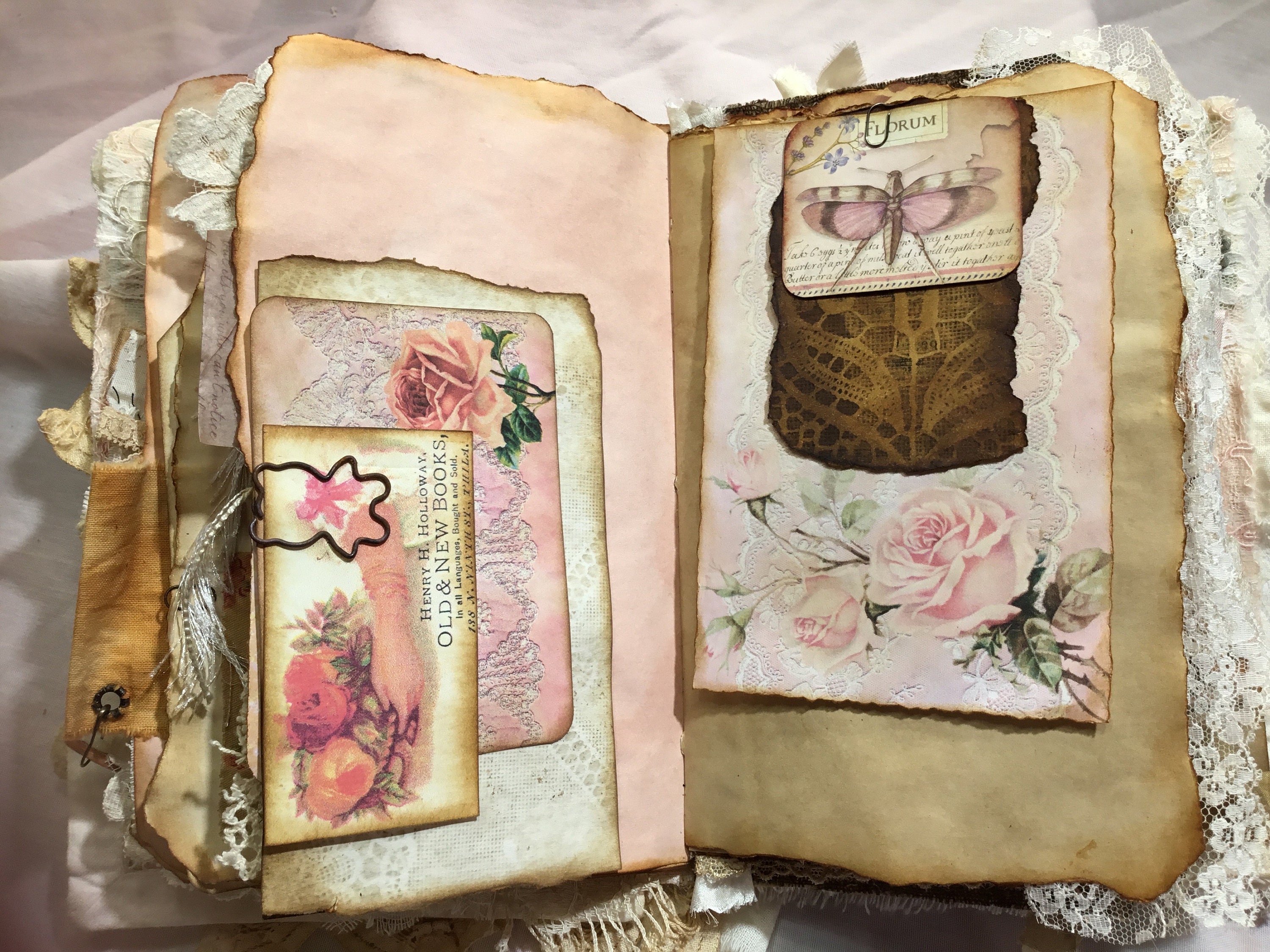Lovely, Adorable Shabby Chic Journal. - Etsy