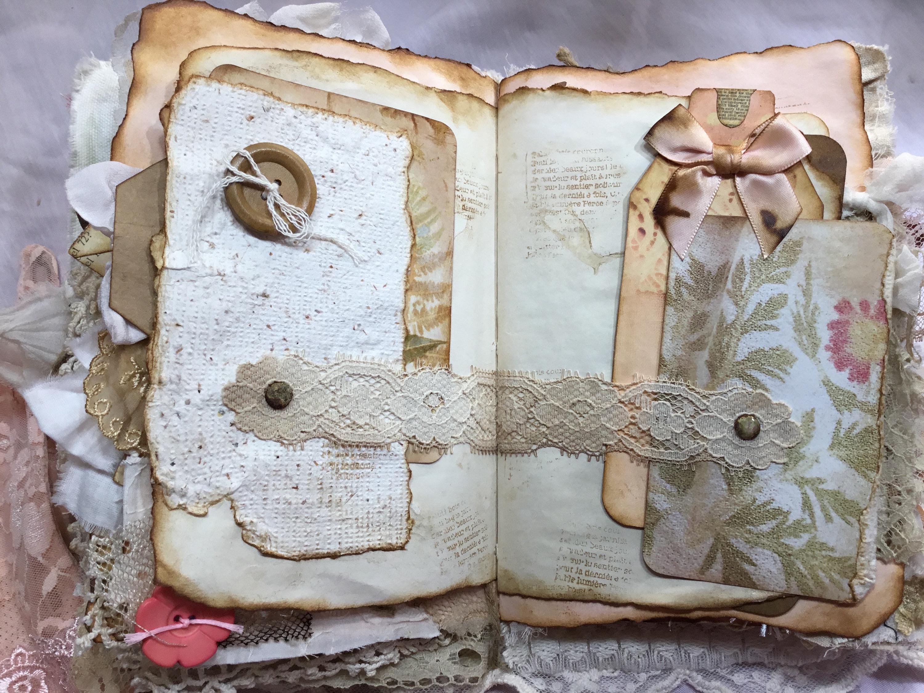 PRECIOSO Shabby Chic Journal. - Etsy