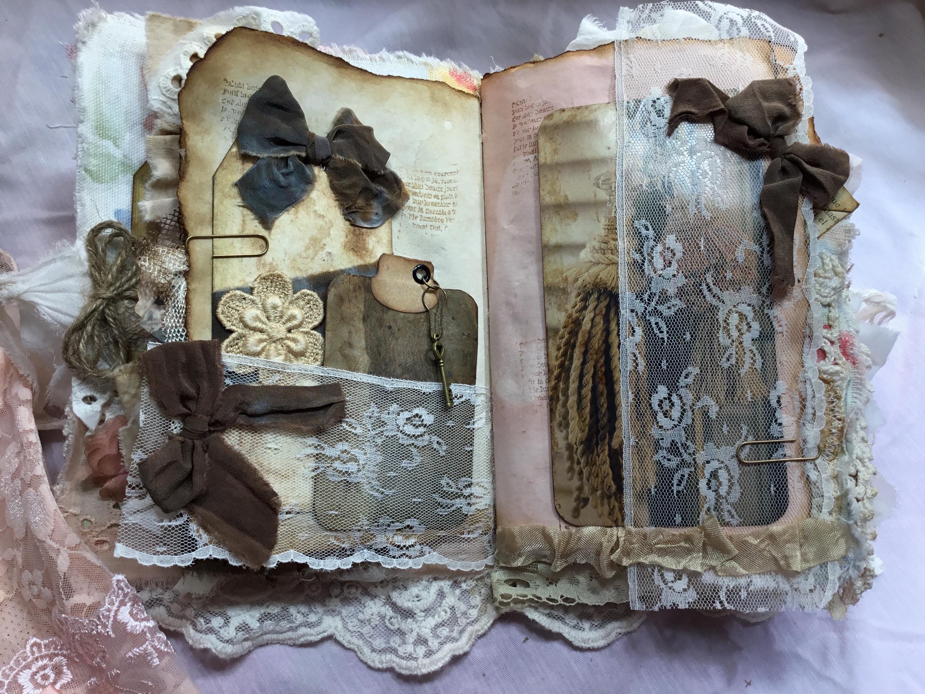 PRECIOSO Shabby Chic Journal. - Etsy