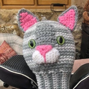 Handmade Cat Golf Driver Head Cover - Etsy