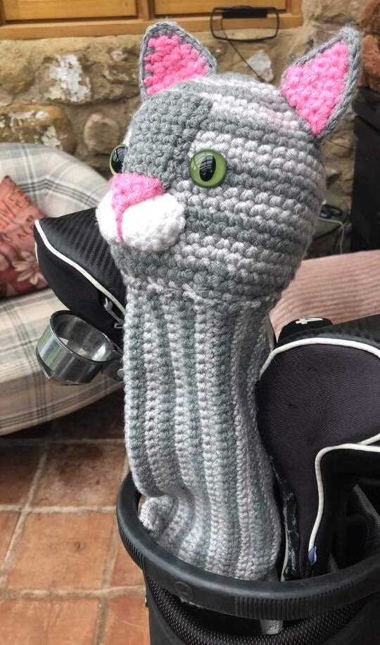 Handmade Cat Golf Driver Head Cover - Etsy