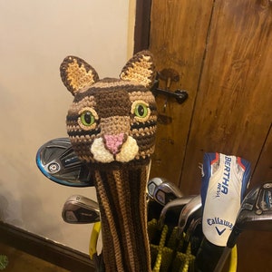 Handmade Cat Golf Driver Head Cover - Etsy