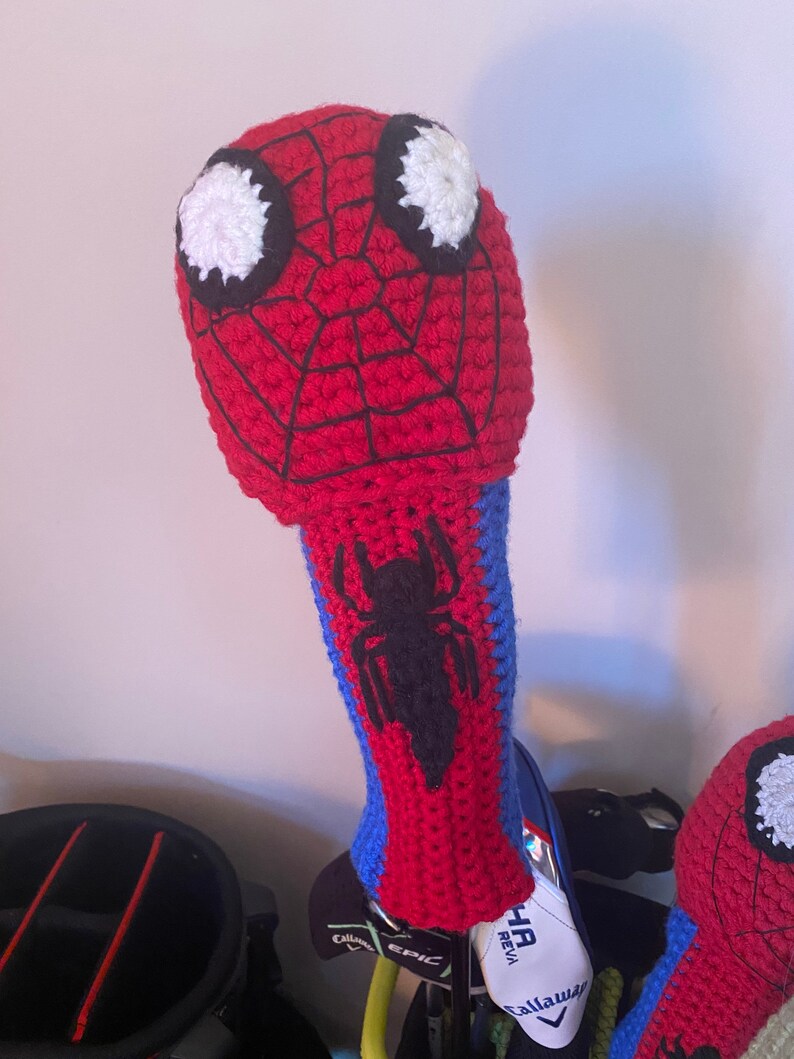 Bespoke Spiderman Golf Head Cover Fairway Wood - Etsy