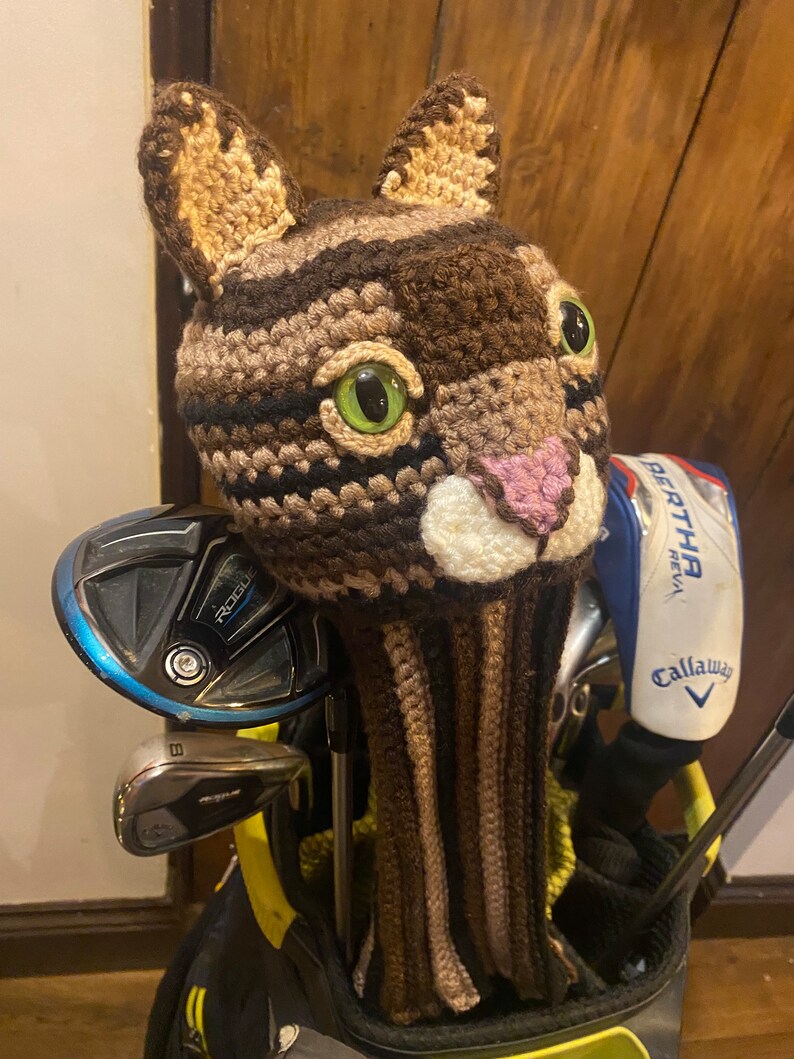 Handmade Cat Golf Driver Head Cover - Etsy
