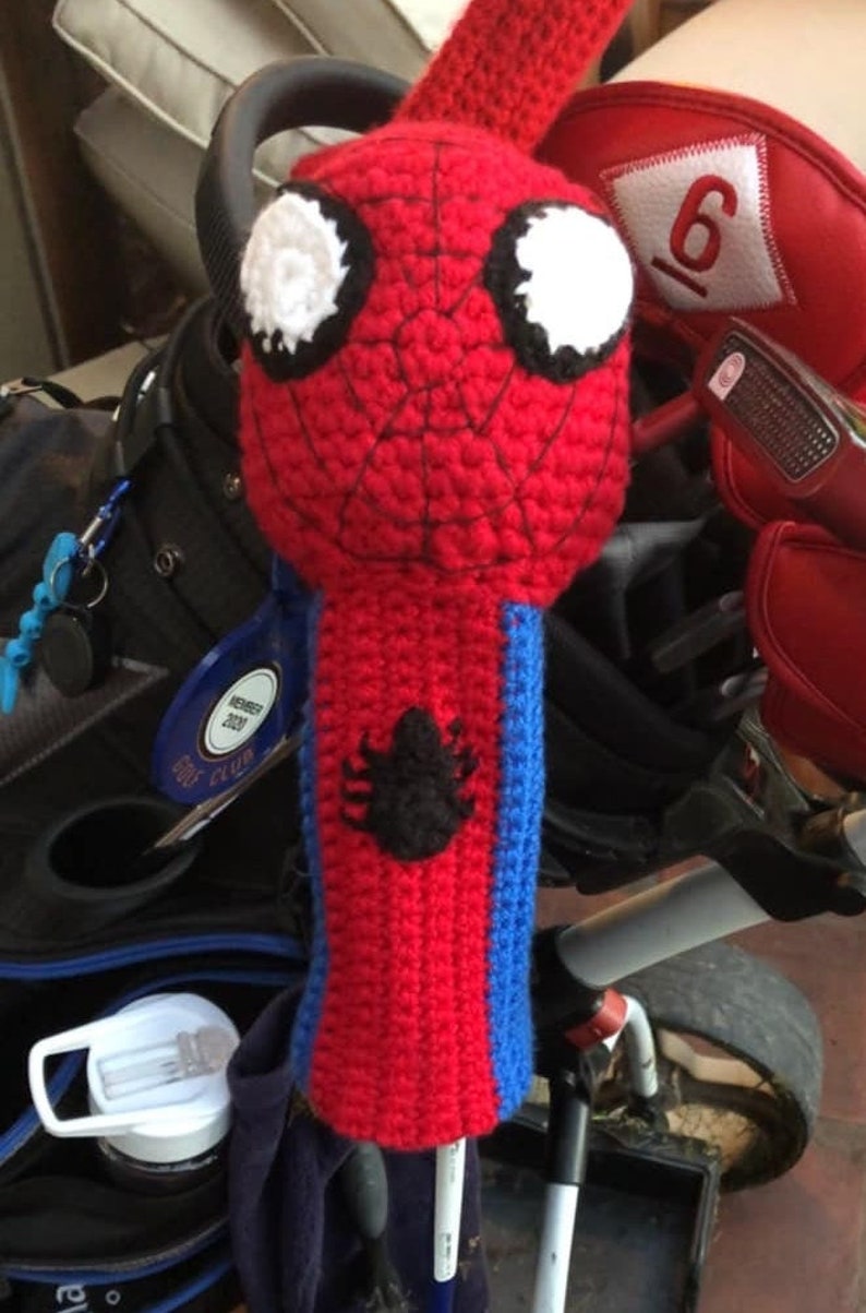 Bespoke Spiderman Golf Head Cover Fairway Wood - Etsy