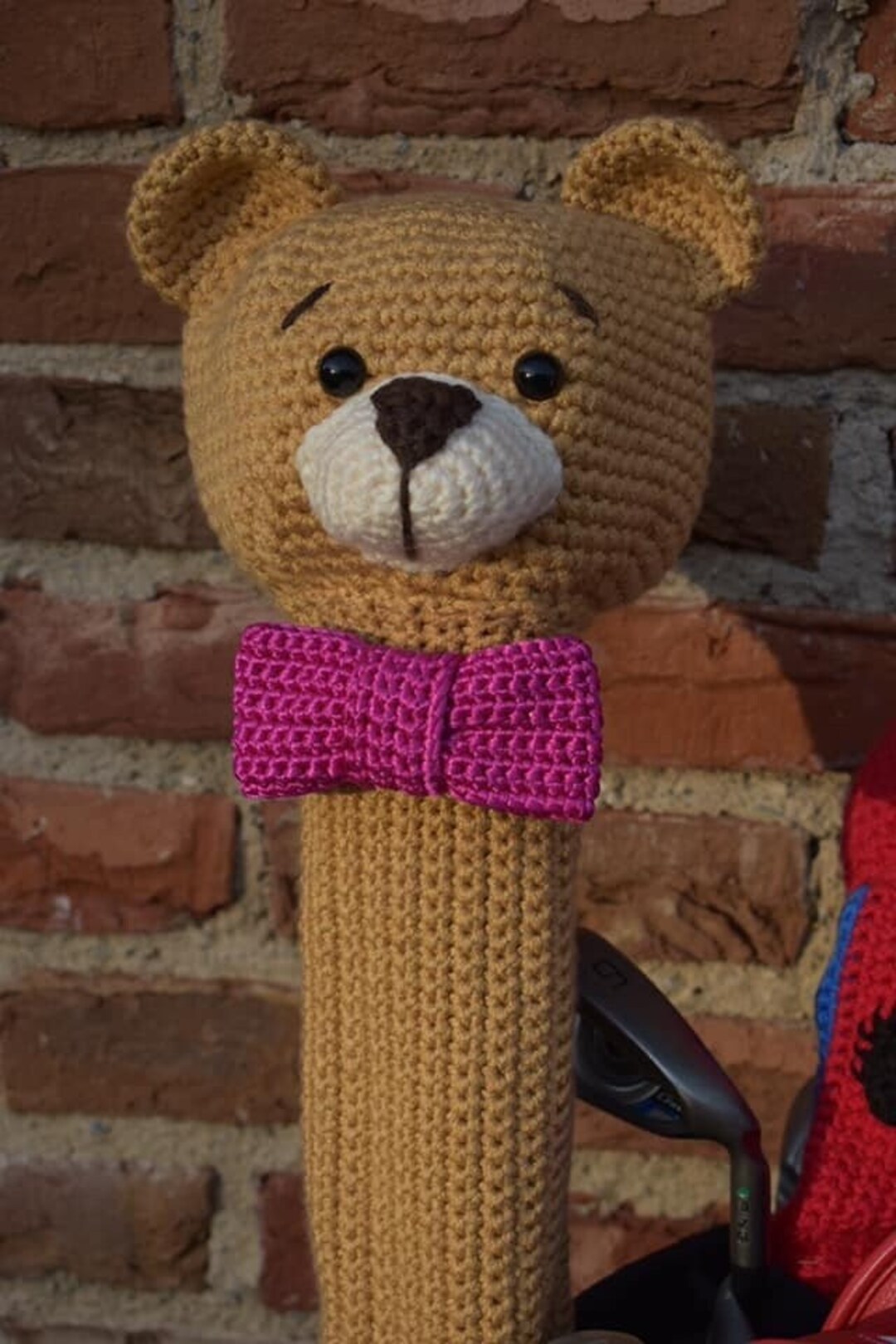 Handmade Bespoke Golf Driver Head Cover - Teddy Bear - Etsy