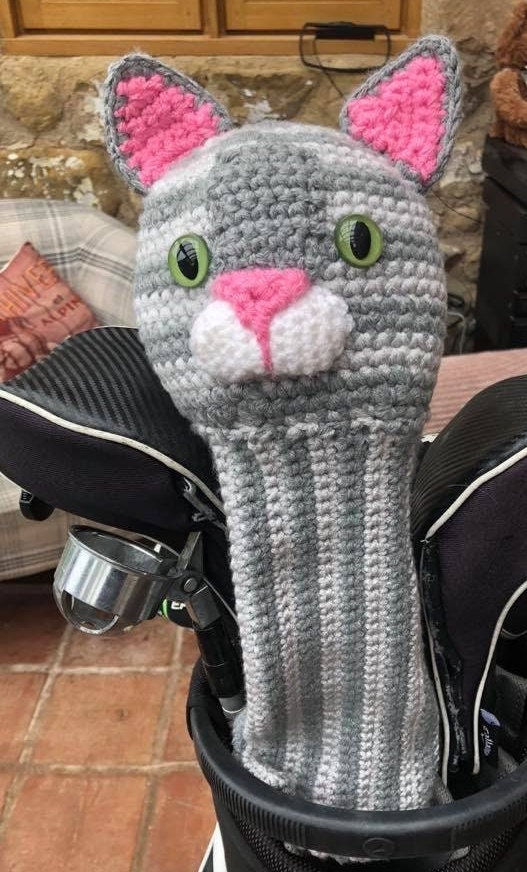 Handmade Cat Golf Driver Head Cover - Etsy