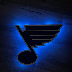 St Louis Blues 3d Sign With Back Light - Etsy