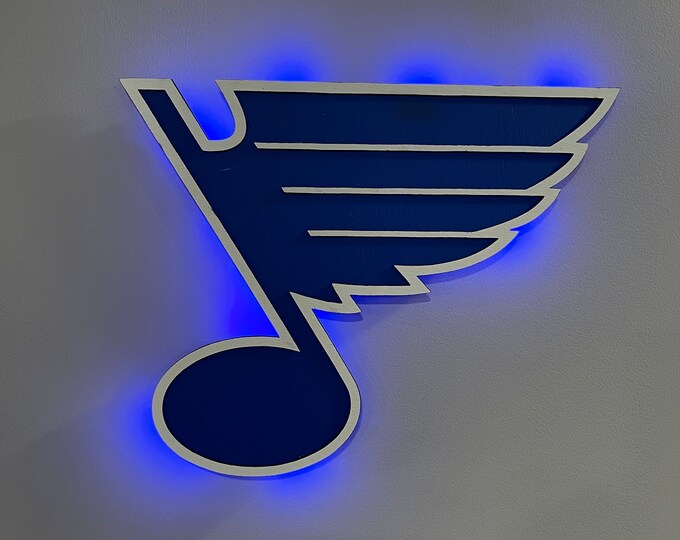 St Louis Blues 3d Sign With Back Light - Etsy