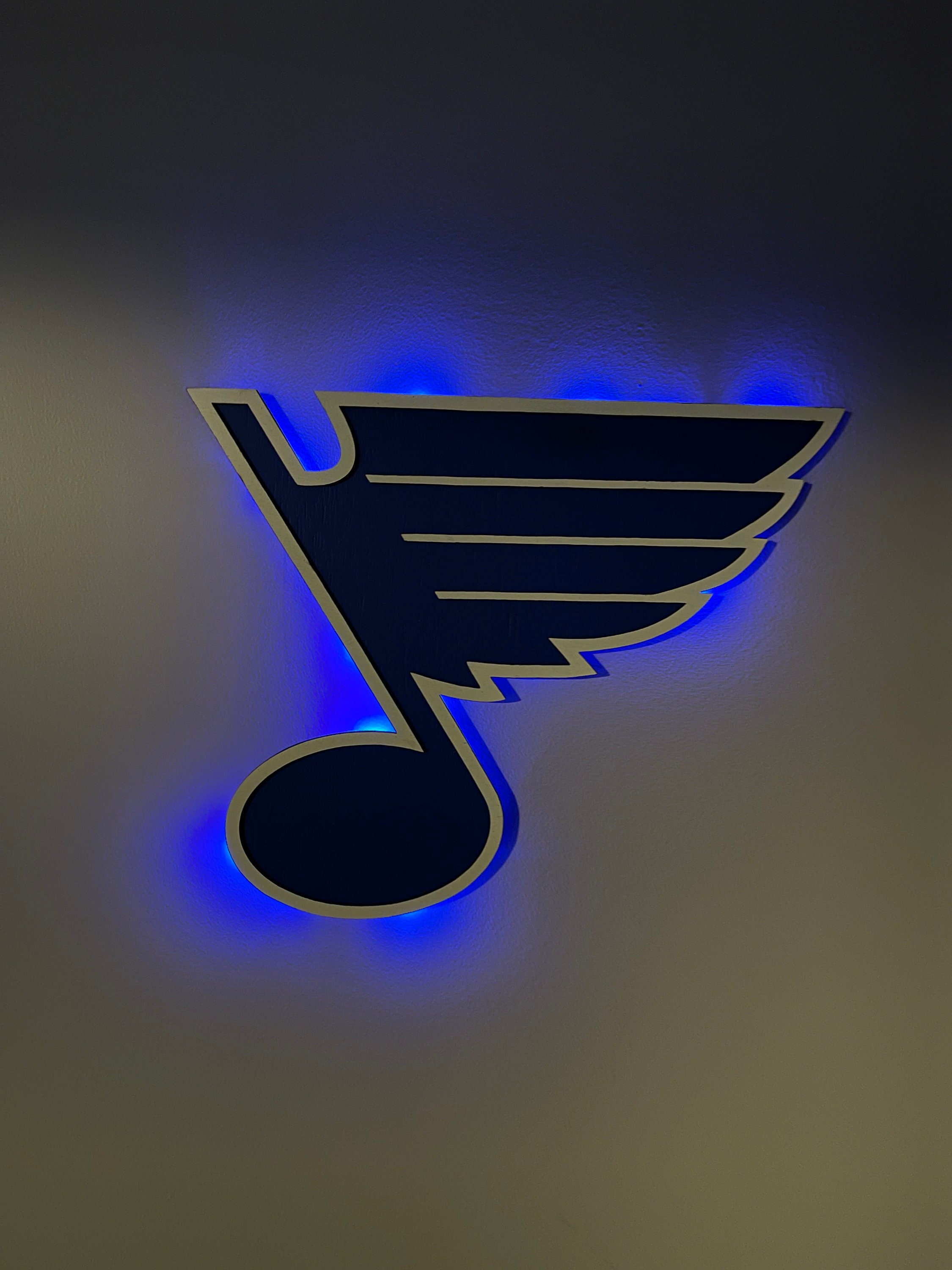St Louis Blues 3d Sign With Back Light - Etsy