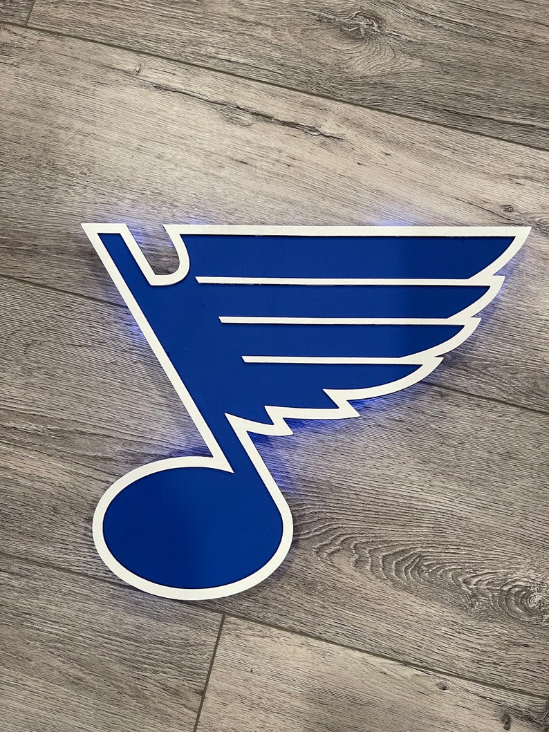 St Louis Blues 3d Sign With Back Light - Etsy