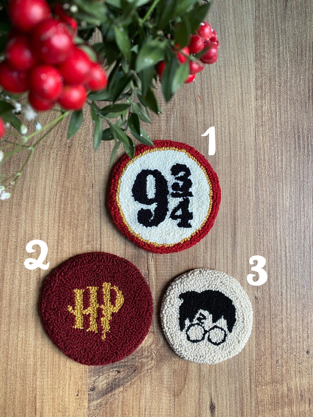 Harry Potter Art, Harry Potter Mug Rug, Handmade Harry Potter Gifts ...