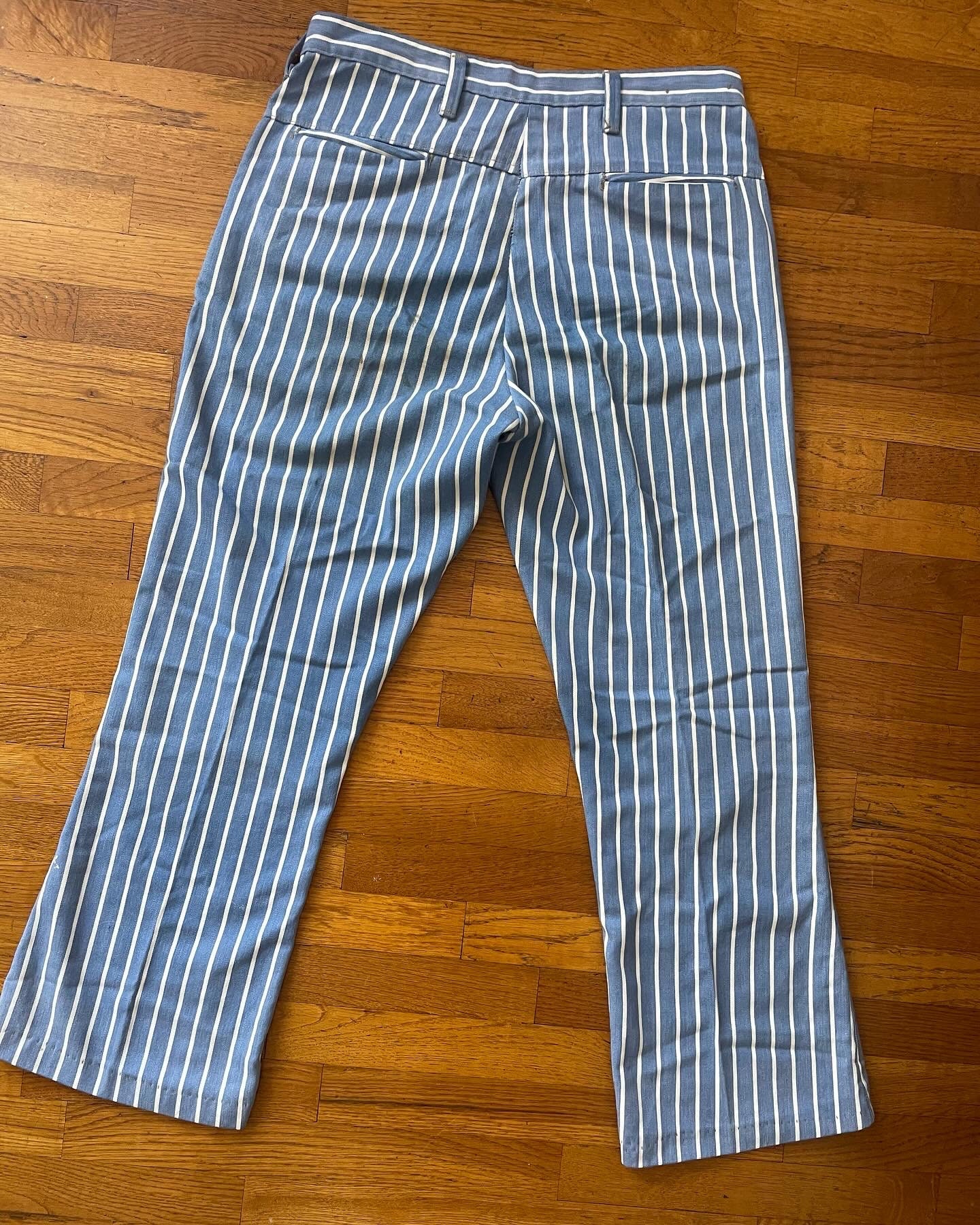 1960s 1970s Vintage Striped Pants - Etsy