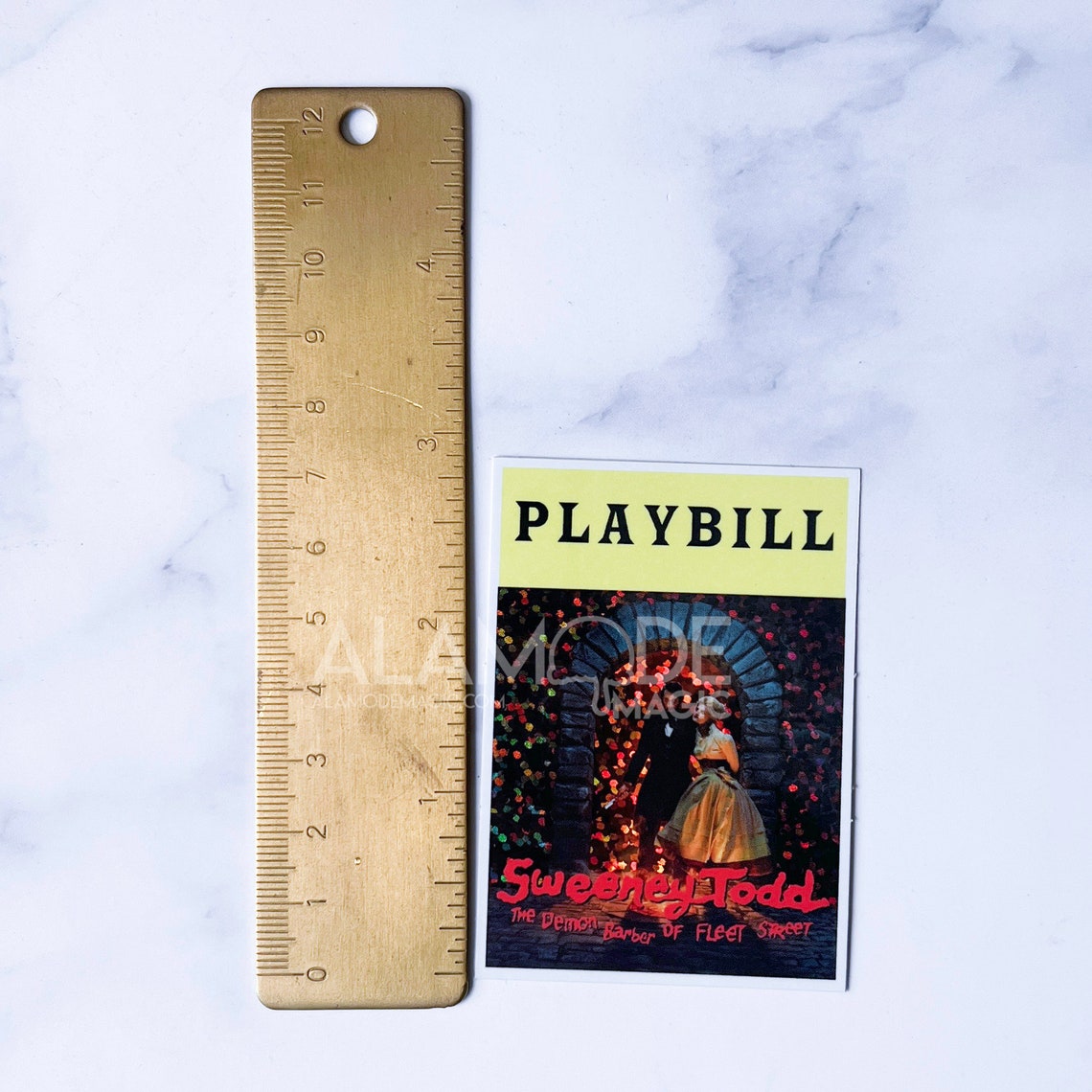 Sweeney Todd Glitter Playbill Sticker 2x3 Josh - Etsy
