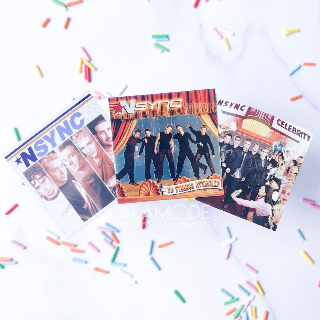 NSYNC Album Holographic/glitter Sticker Pack Waterproof Vinyl 2 X 2 90 ...
