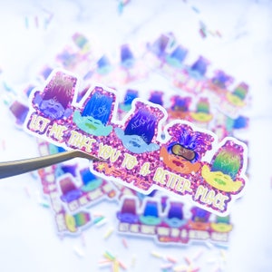 NSYNC Trolls Glitter Sticker Trolls Band Together Kismet 90's Boyband ...