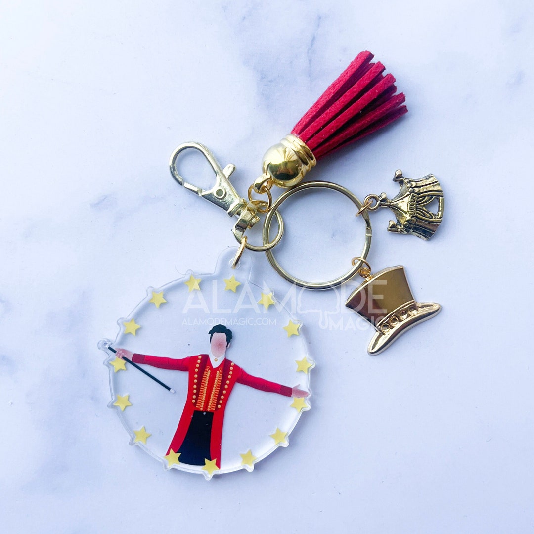 Greatest Showman PT Barnum Hugh Jackman Acrylic Keychain Charm - Etsy